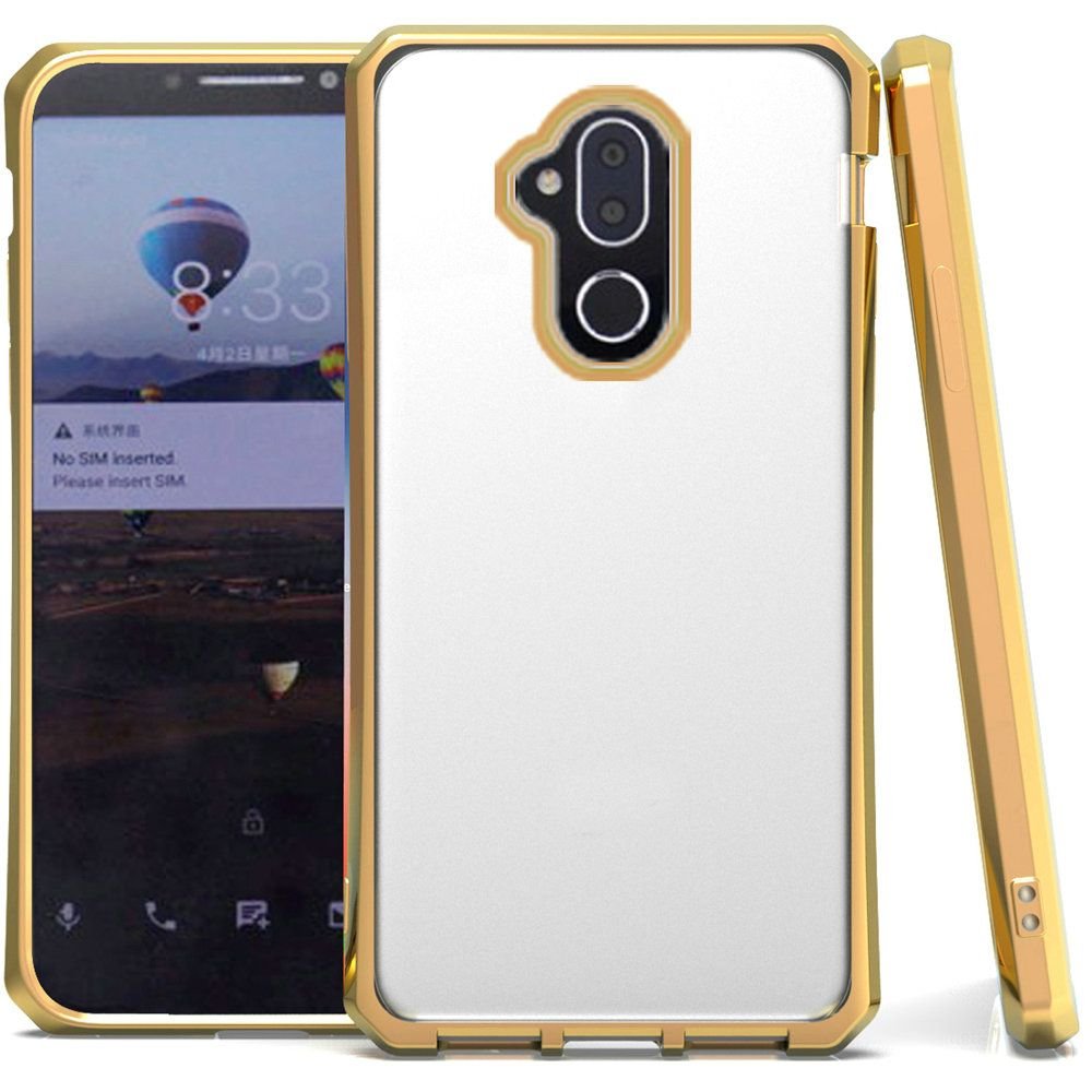 Alcatel 7 Folio Phone Case Premium Electroplated Shockproof TPU 1.8mm ...