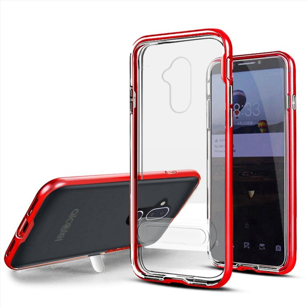 Alcatel 7 Folio Phone Case Vitreous Crystal Clear Transparent Hybrid ...