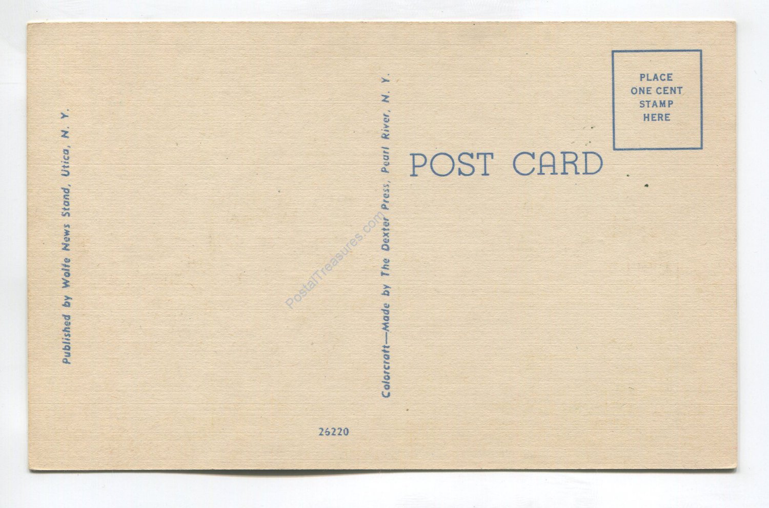 New Thomas R Proctor High School Utica New York Postcard