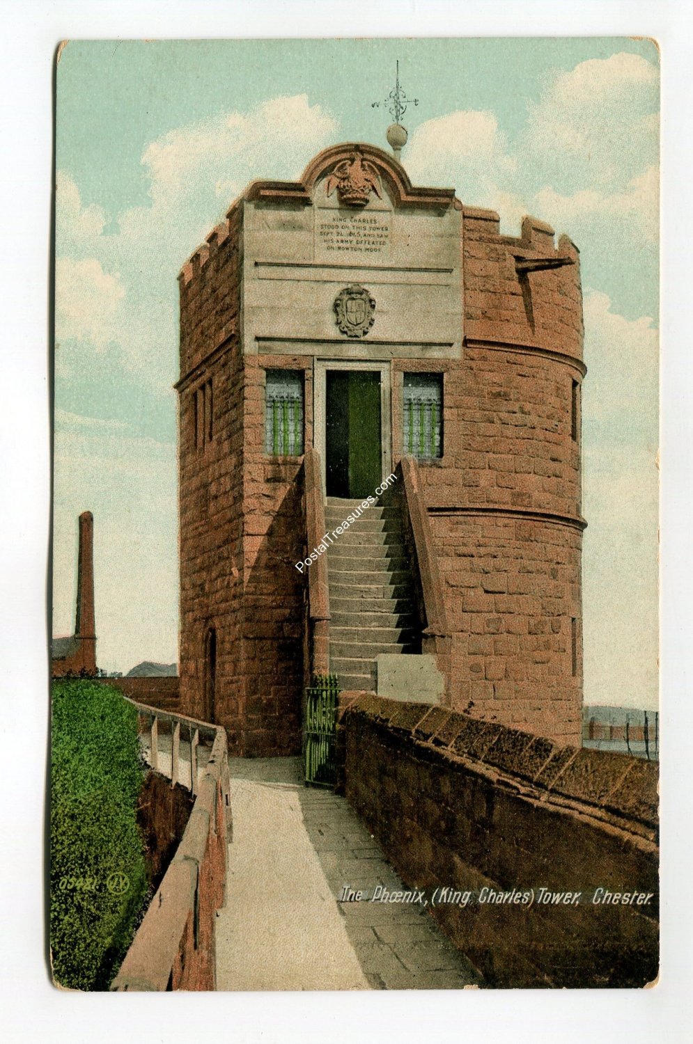 The Phoenix King Charles Tower Chester Postcard