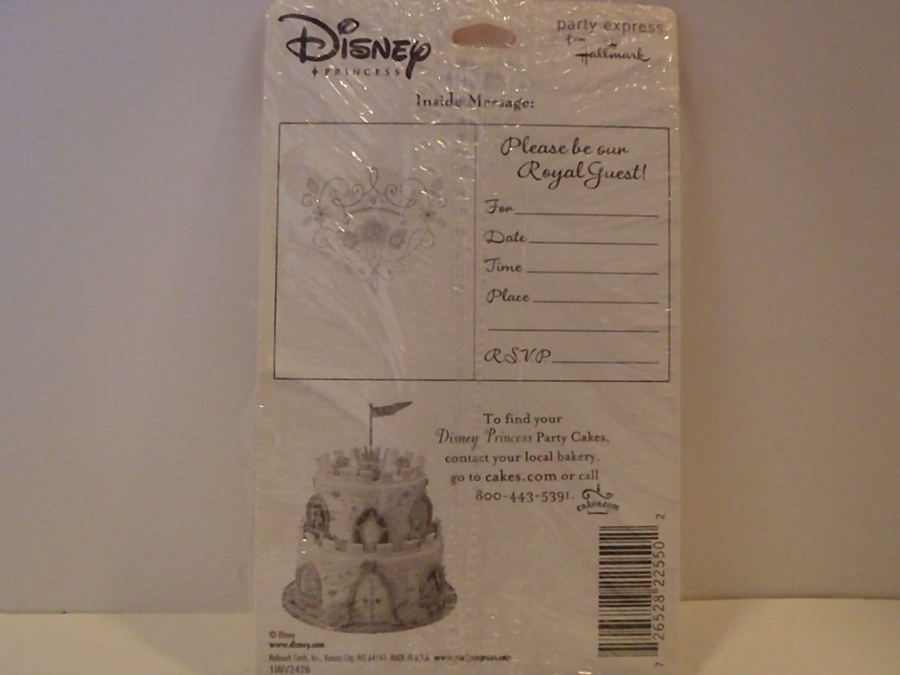 Hallmark Disney Princess Fairy-Tale Party Invitation Cards