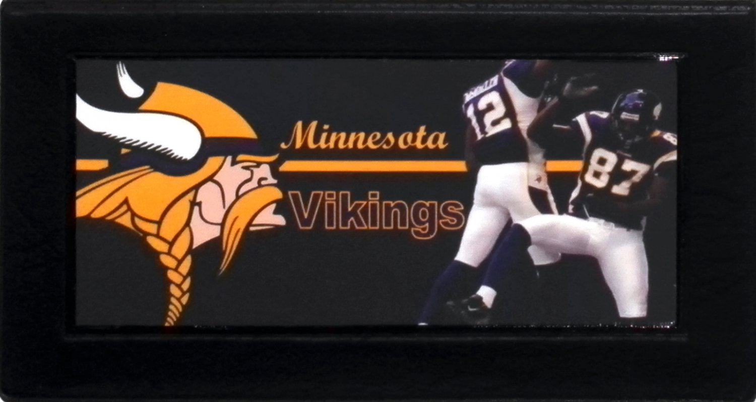 Minnesota Vikings football Checkbook Cover w/ Transaction Register cr247