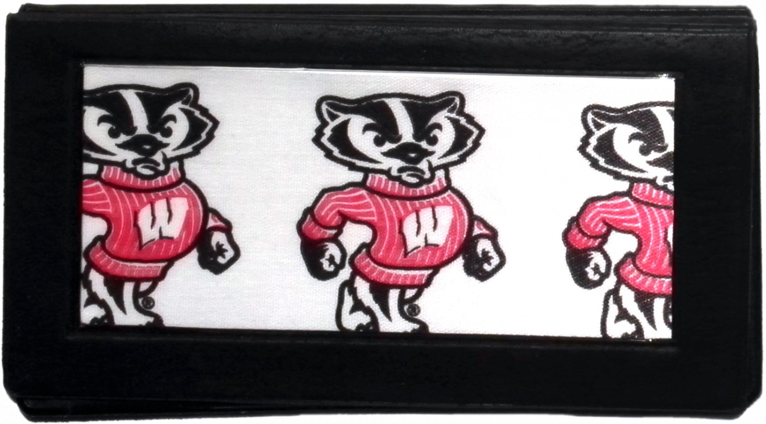 Wisconsin badger Checkbook Cover w/ Transaction Register cr225