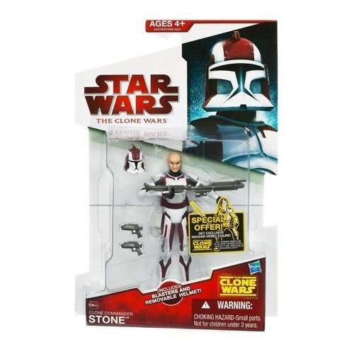Clone Wars Animated Action Figure CW No. 44 Commander Stone
