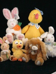 Ganz Carrot Patch Plush 11 Inch Lt Brown Bunny with Pink Ears