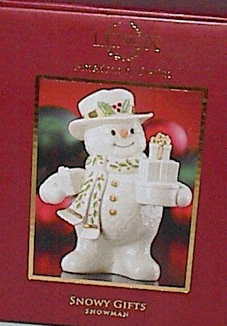 Lenox Snowy Gifts Snowman