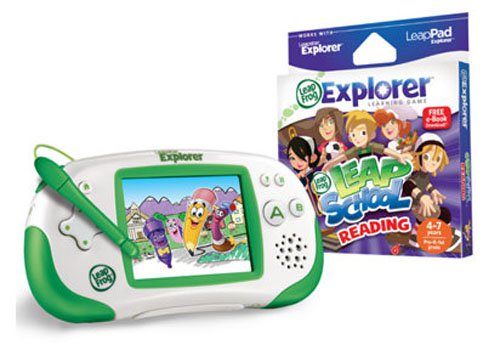 LeapFrog Leapster Explorer with Leap School Reading Adventure Pack