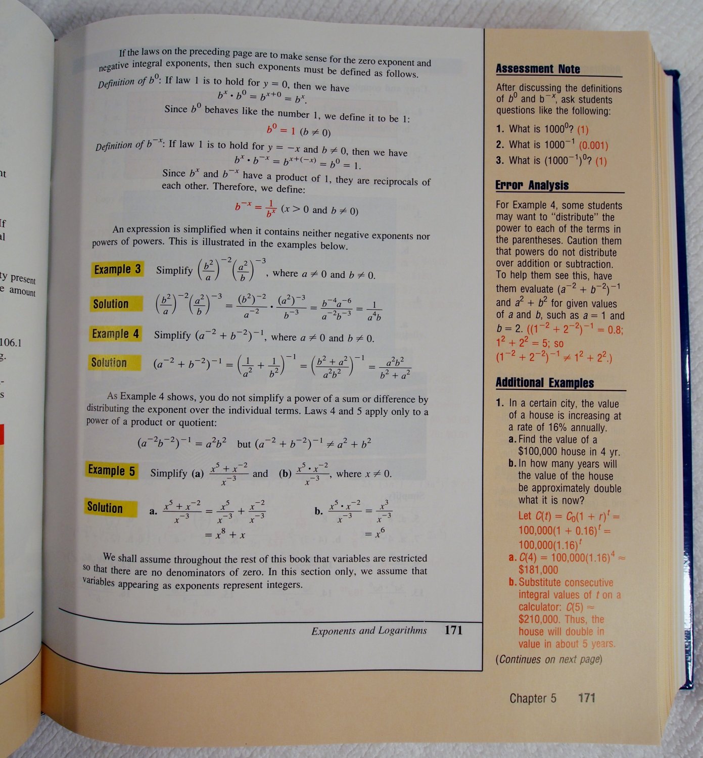 Advanced Mathematics Teacher's Edition 0395771153