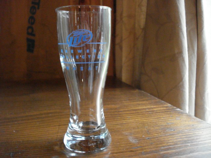 MILLER LITE MINI PILSNER GLASS