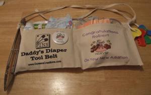 Personalized Daddy Diaper Tool Belt Free Shipping