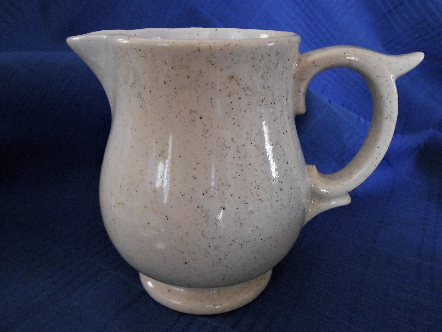 McCoy Pitcher Creamer 5" USA Vintage Pottery Cream or Light Tan Color ...
