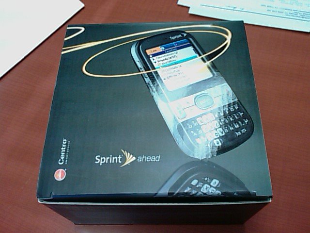 NEW SPRINT PALM CENTRO BLACK PDA PHONE NO CONTRACT TREO cdma cell