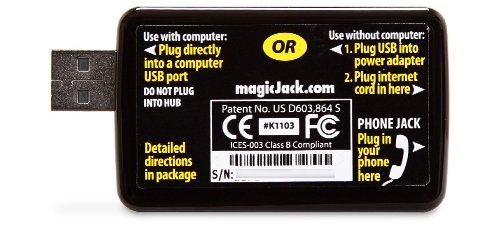 NEW Magic Jack Plus USB Phone Jack 1 year free service No Computer ...