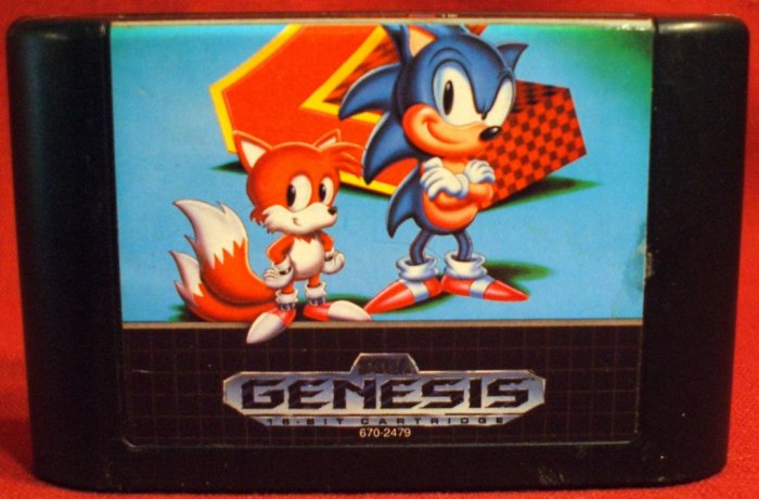 Sonic the Hedgehog 2 Sega Genesis Game