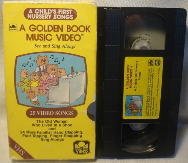 Golden Book Music Video 25 Video Songs VHS