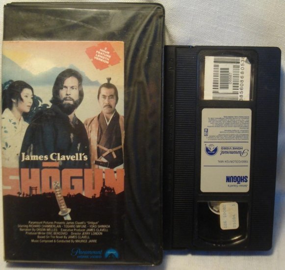 Shogun VHS James Clavell Richard Chamberlain 1980
