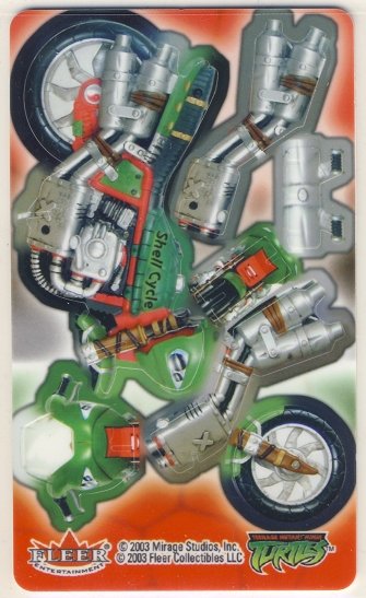 TMNT Trading Card - 3D Model Shell Cycle - Teenage Mutant Ninja Turtles ...