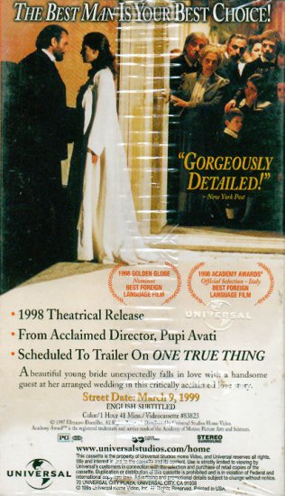 THE BEST MAN VHS NEW SEALED SCREENER!! #440