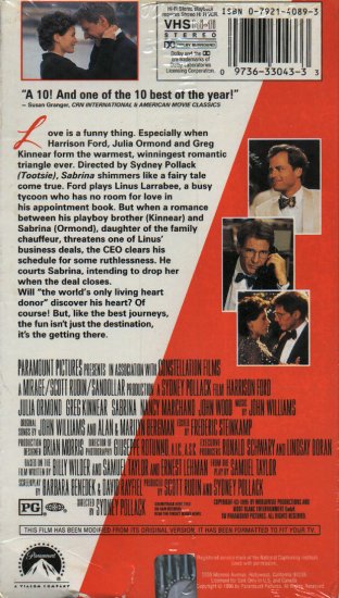 Sabrina (VHS, 1996) NEW SCREENER! #1156