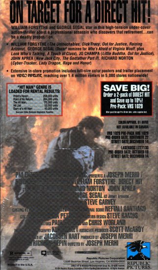 Direct Hit VHS SCREENER NEW! #2629