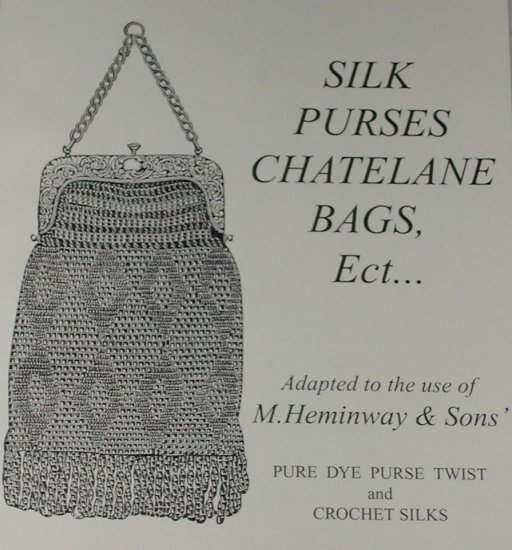Make Silk Purses bags from the 1900s Victorian Era Patterns