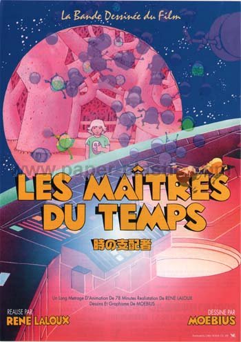 LES MAITRES DU TEMPS / TIME MASTERS Rene Laloux Moebius anime movie ...