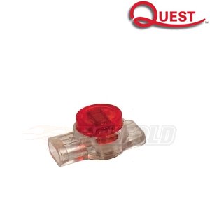 Quest UR Splice Connector Red, 19 - 26AWG - 100 Pack