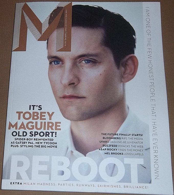 Tobey Maguire The Great Gatsby M Magazine Spring 2013 Mel Brooks
