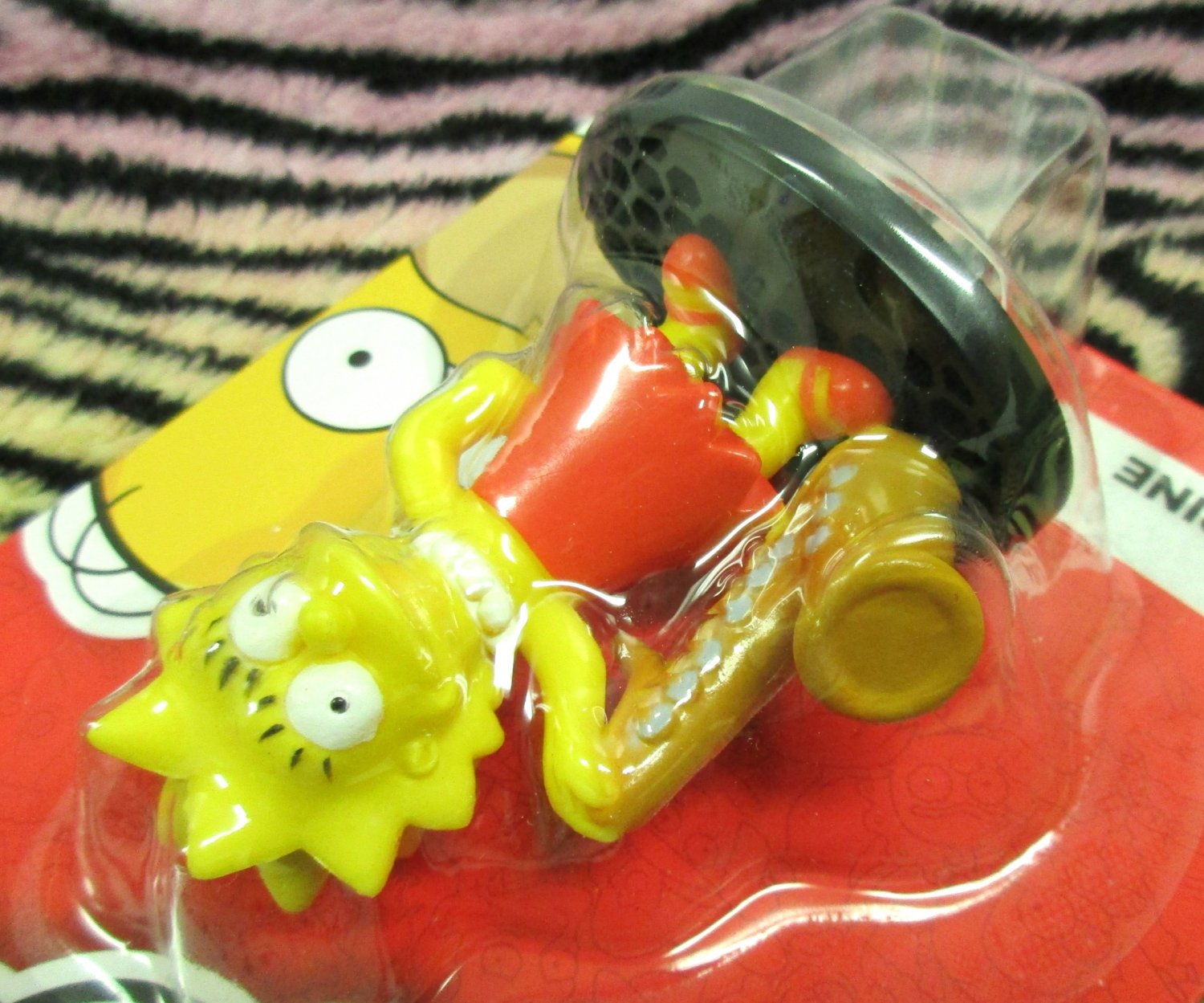 Lisa Simpson Cartoon Figure Collectible Saxophone Music The Simpson's