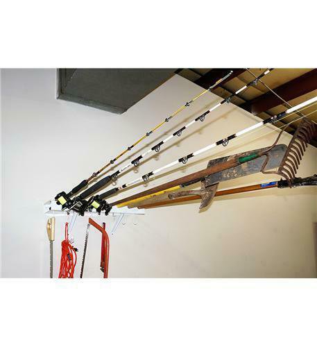 Viking Overhead Tool & Rod Rack Holds 8 Handle-tools or Fishing Rods ...