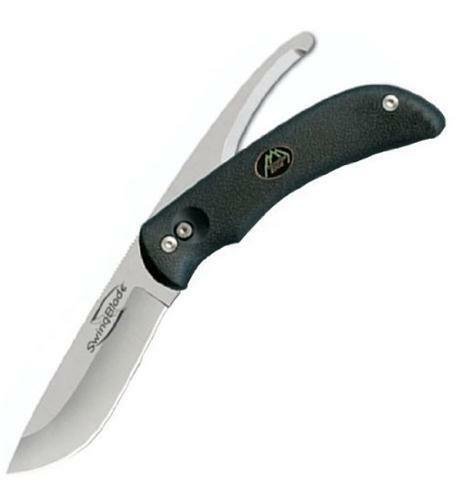 Outdoor Edge SWINGBLADE (Black) Knife with Nylon Sheath- Box OE-SB-10N