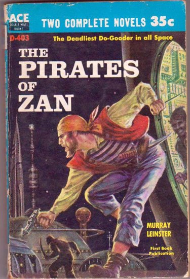 The Pirates of Zan, Murray Leinster, Vintage Paperback Book, Ace # D ...