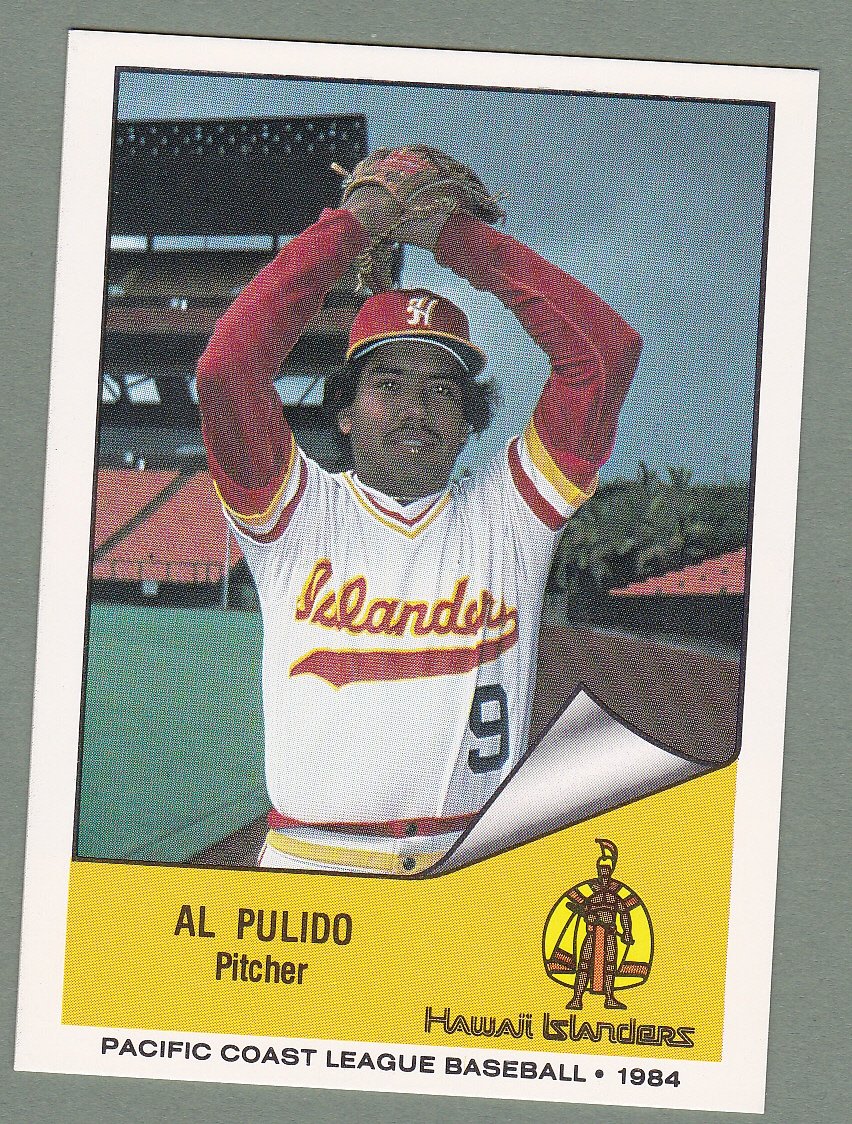 1984 Hawaii Islanders Al Pulido Vera Cruz Mexico