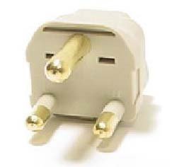 South Africa Universal Grounded Plug - SS415sa - Three Prong Big Plug ...
