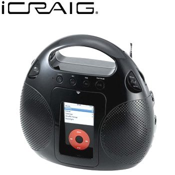 I-Craig Portable Docking Station & AM/FM Radio For Ipod MP3 Players ...