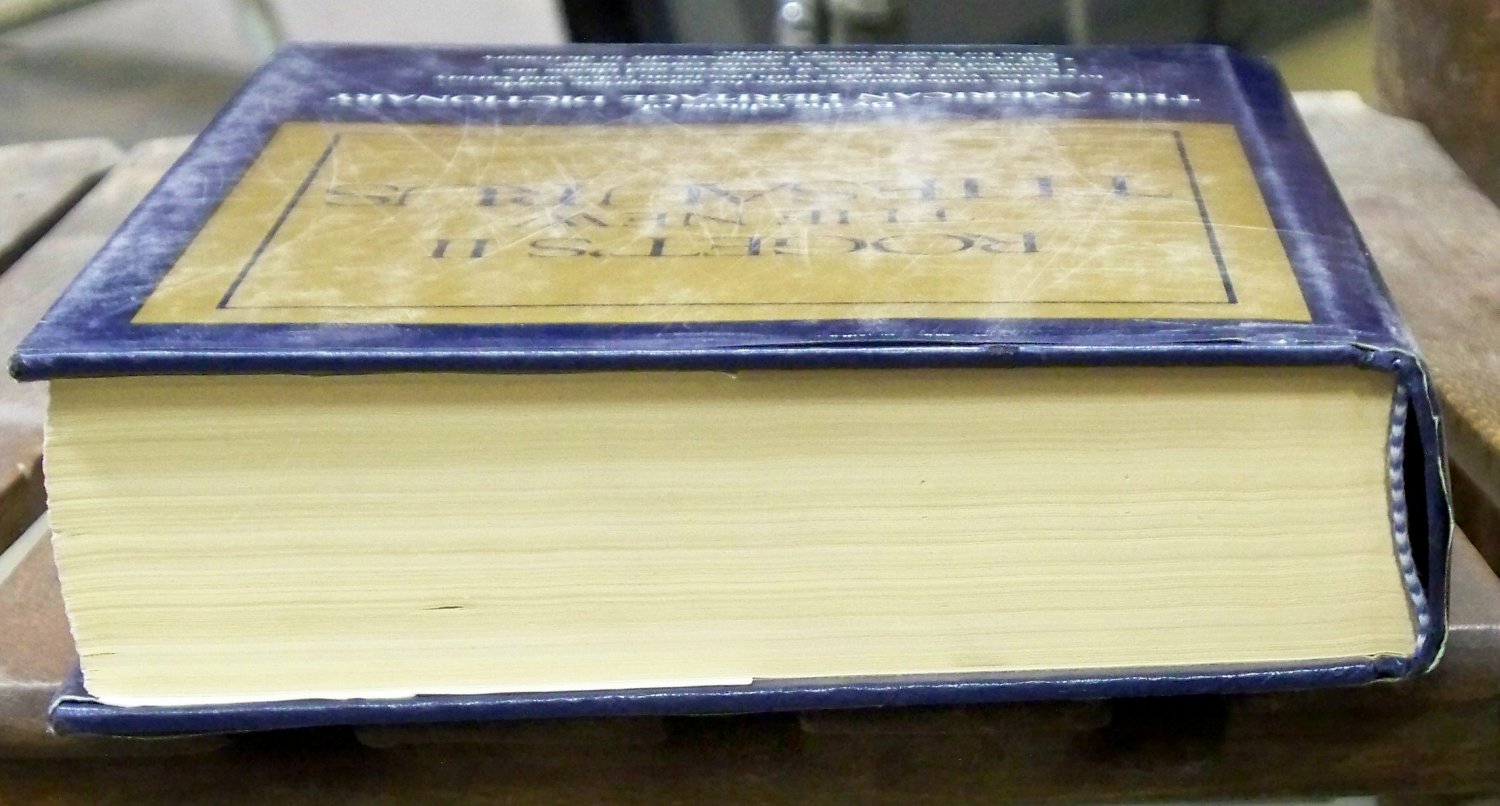 Roget's II The New Thesaurus, The American Heritage Dictionary