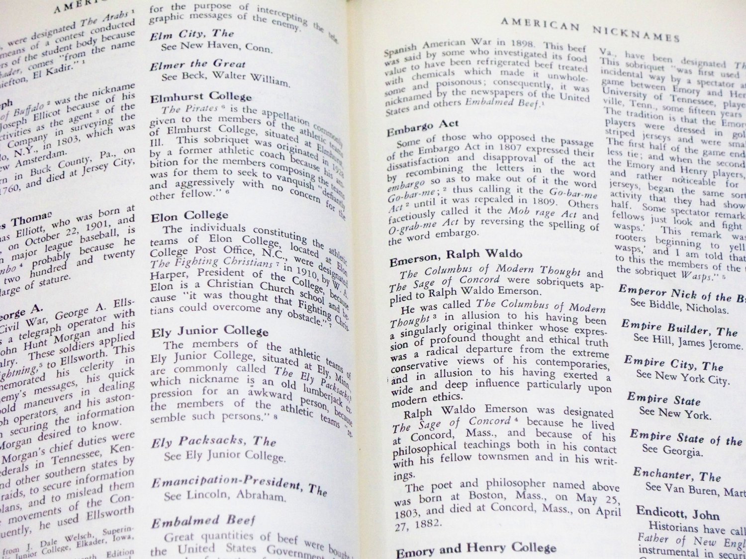 American Nicknames Their Origin and Significance 2nd printing January 1944