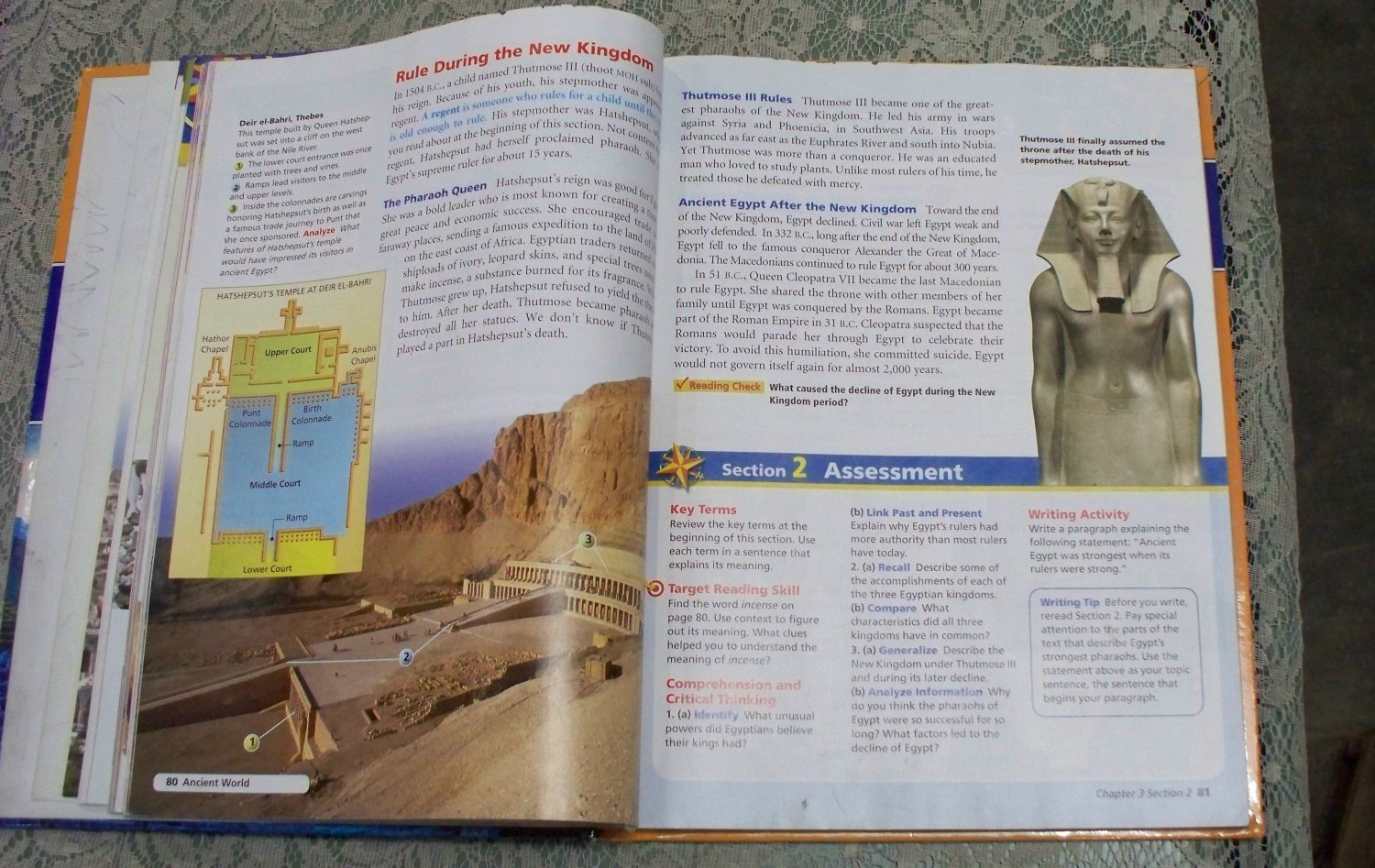 World Studies The Ancient World Prentice Hall hardcover student book used