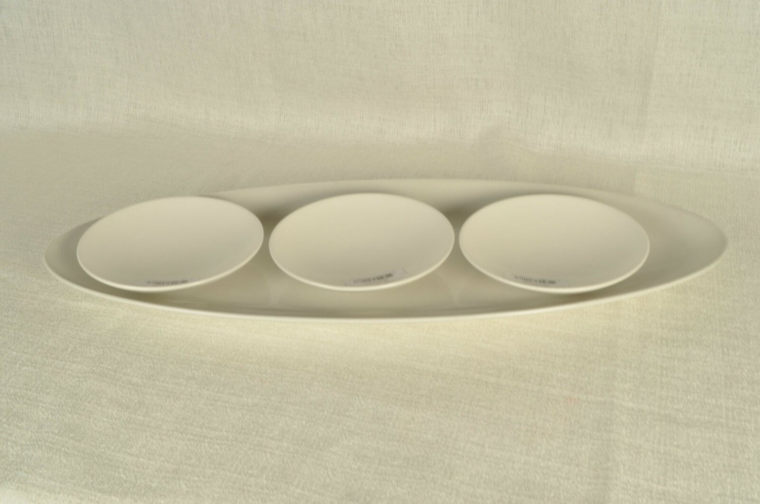 LENOX Hors D'oeuvres Tray With 3 Bowls Matte & Shine Seafoam by Donna ...