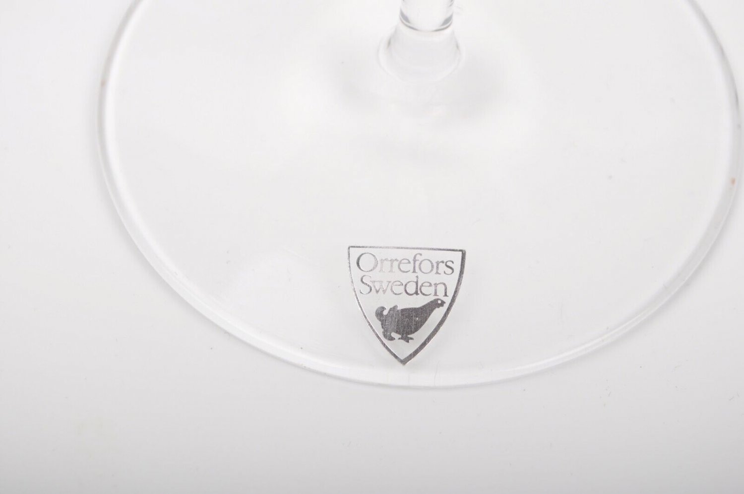 ORREFORS Crystal Ceremony Snaps Glasses Pair by Erika Lagerbielke NIB