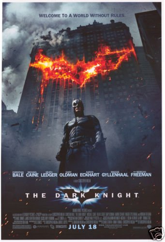 Dark Knight (Building ) Original Movie Poster Double Sided 27 X40