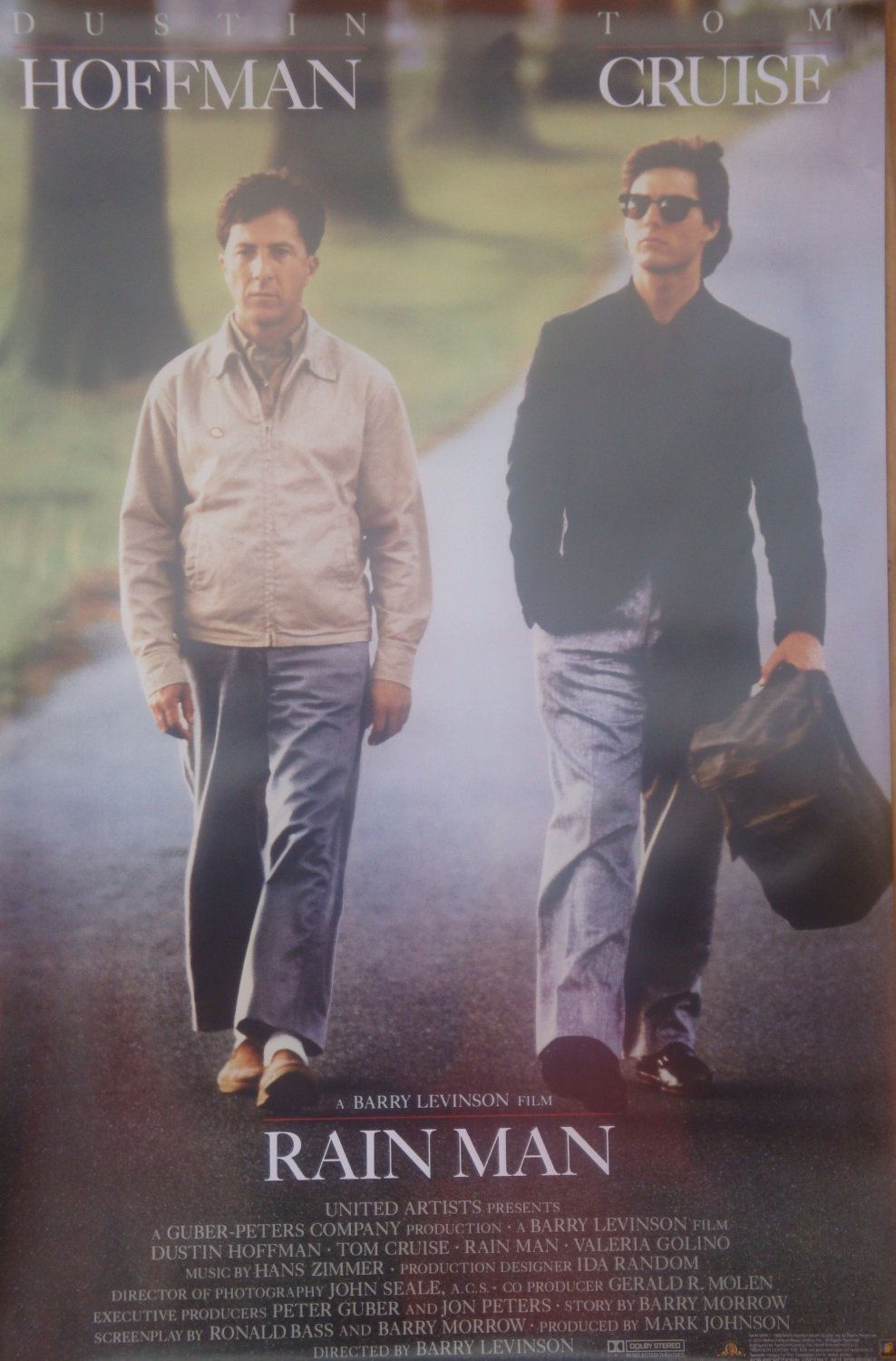 Rain Man Dvd Poster Original Movie Poster Single Sided 27 X40