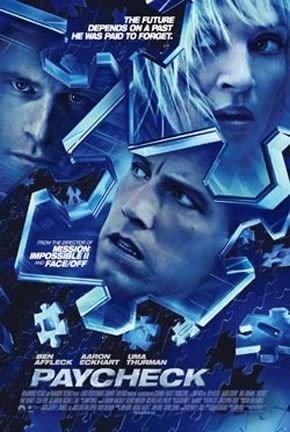 Paycheck Original Movie Poster Double Sided 27 X40