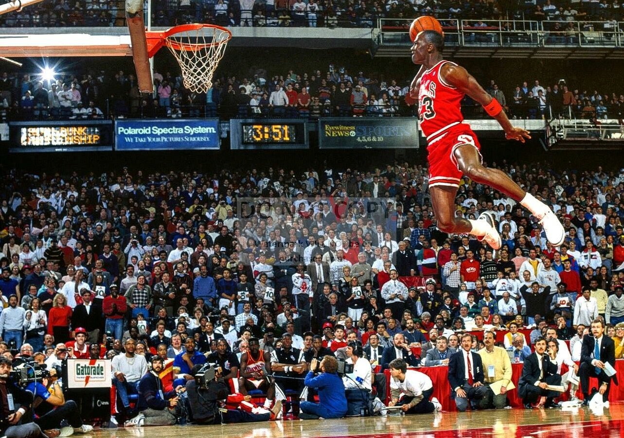 Michael Jordan Dunk Poster 13x19 inches B