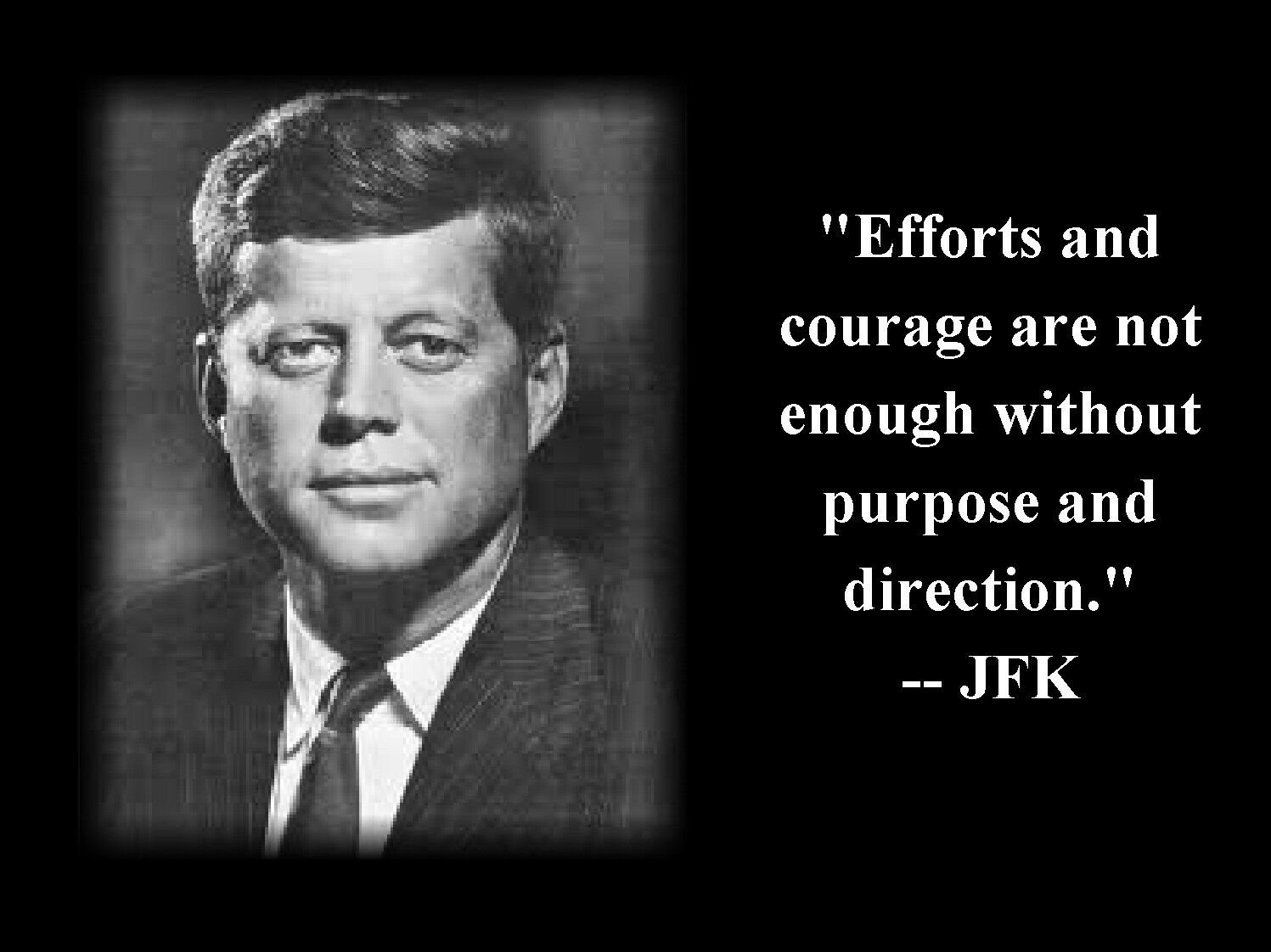 JFK Quotes Poster 13x19 inches