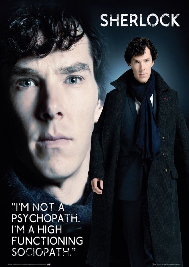Sherlock Tv Show Poster Version X 13x19
