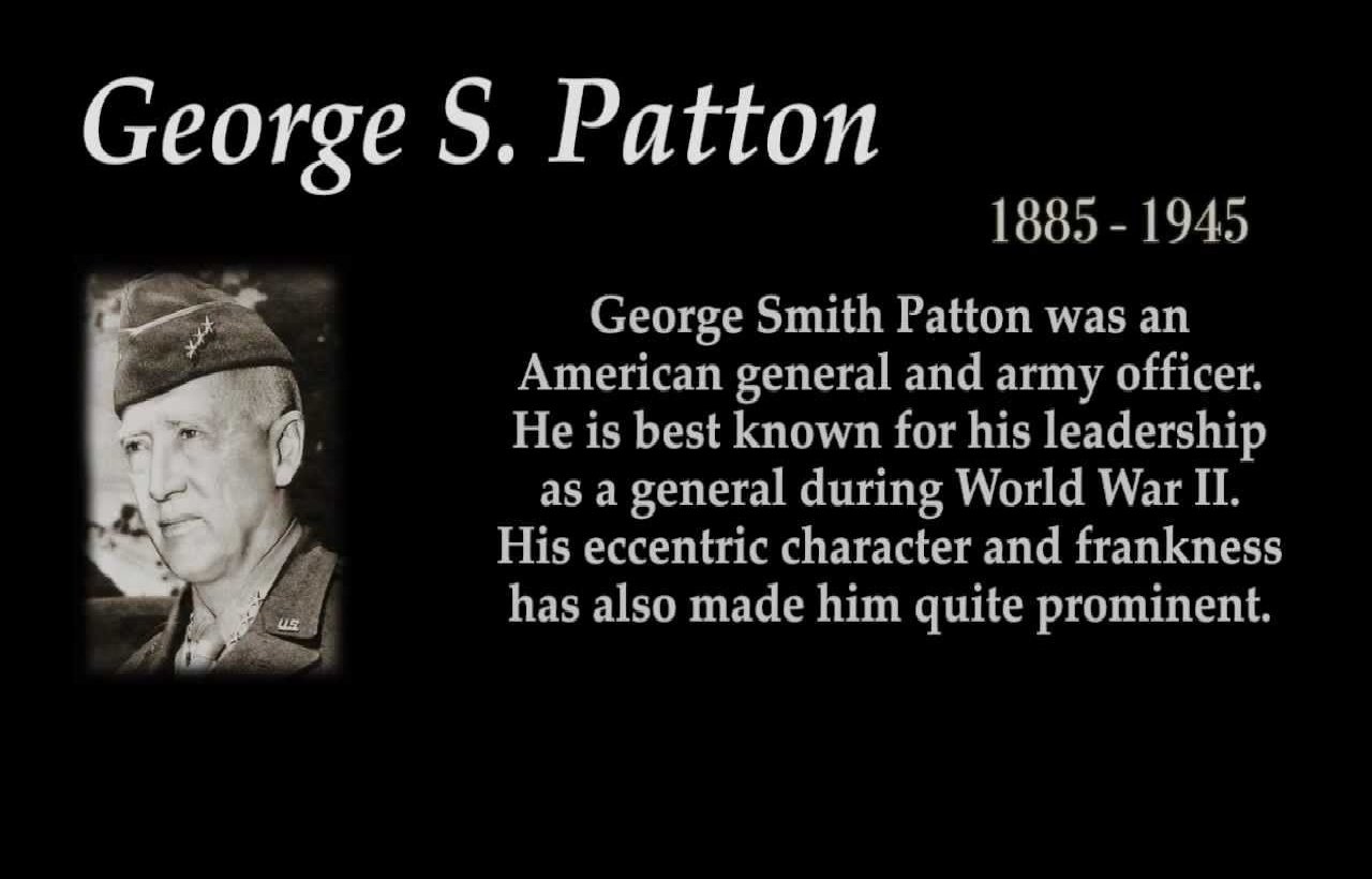 General George S. Patton Poster 13x19 inches B