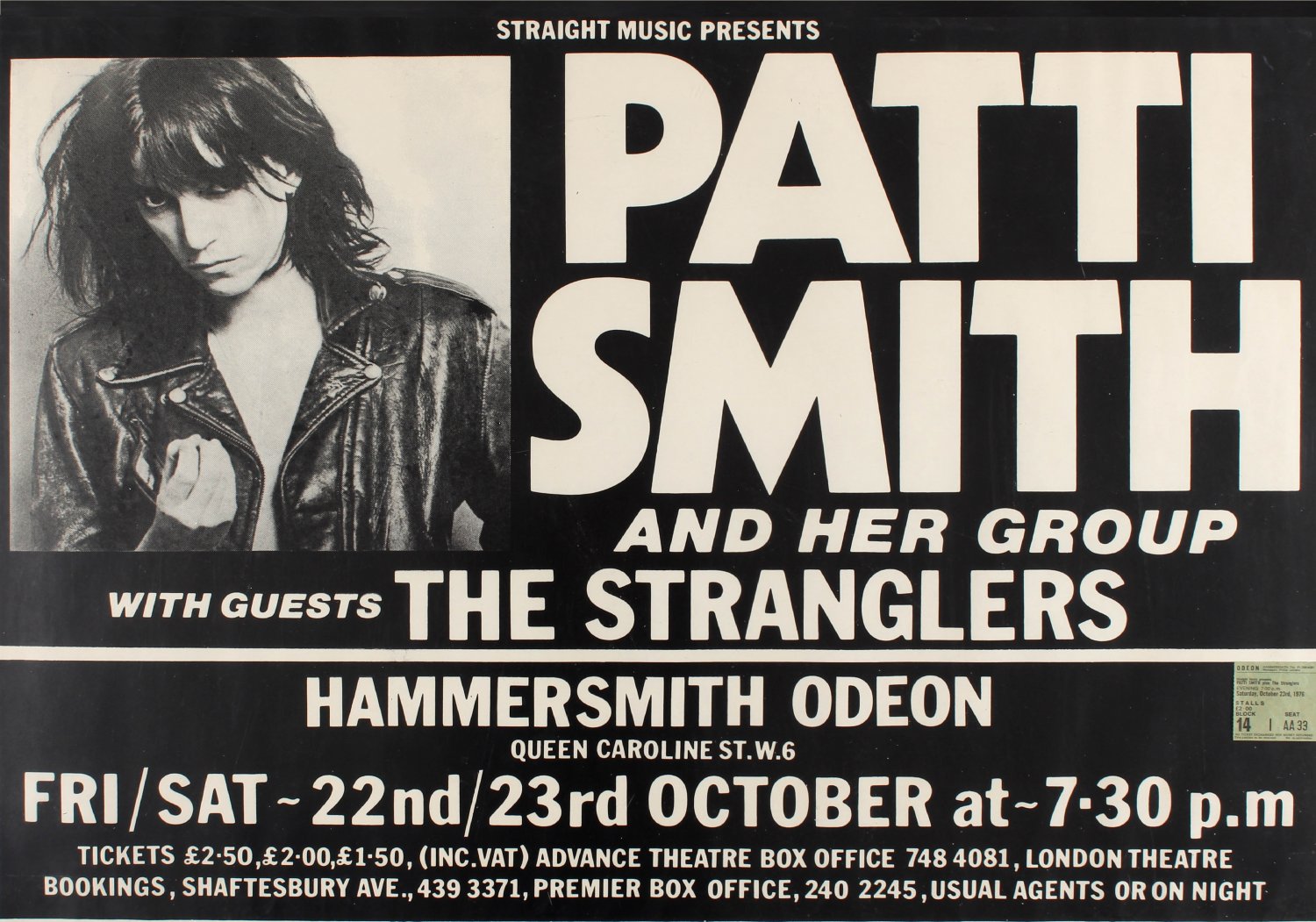 Patti Smith Poster 13x19