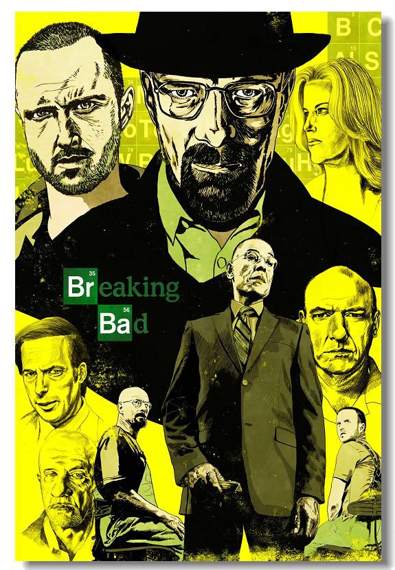 Breaking Bad Tv Show Poster 13x19 inches