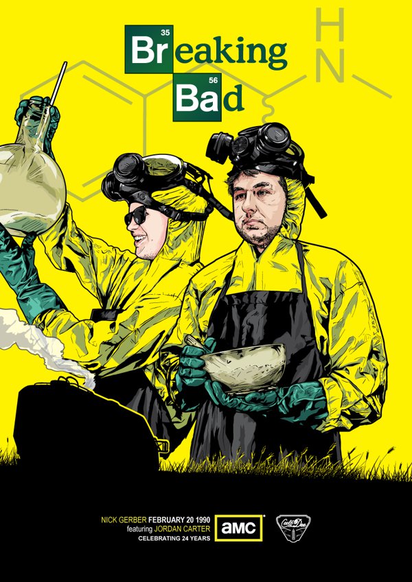 Breaking Bad Tv Show Poster 13x19 inches